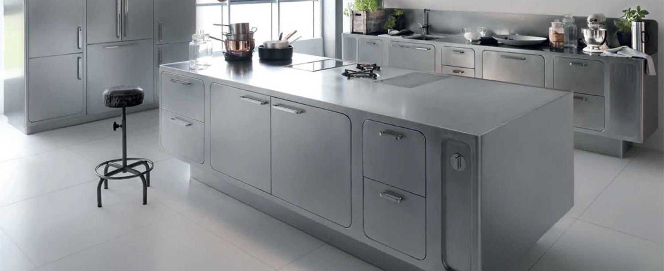 Arredamento per cucina in acciaio inox: personalizzazione e praticità ...